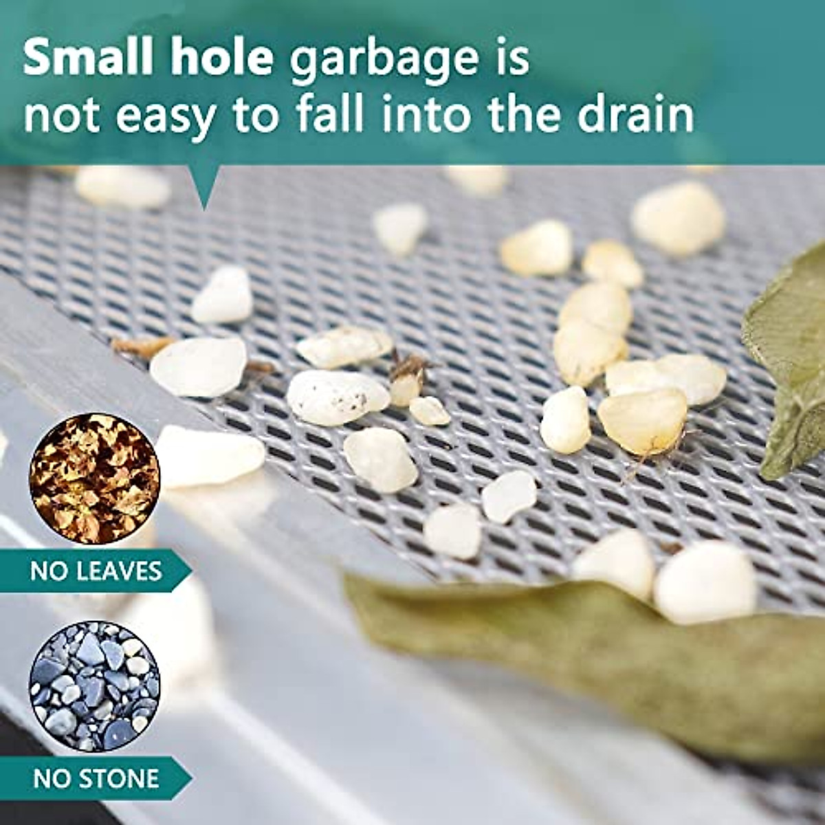 Daisypower 23ft Gutter Guards,5 Inch Stainless Steel DIY Leaf Protection,Micro-Mesh Gutter Cover System fits Any roof or Gutter Type,Anti-Leaf,Prevents Roof Clogged Downspouts