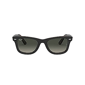 Ray-Ban RB2140 Original Wayfarer Square Sunglasses, Grey On Havana/Light Grey Gradient Dark Grey, 50 mm