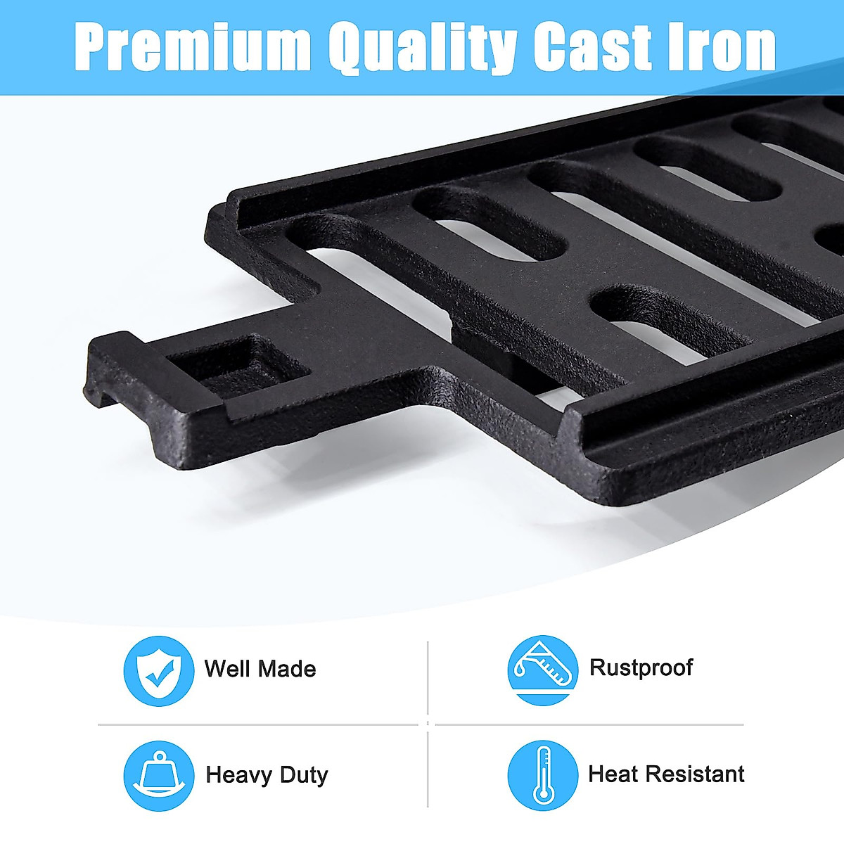 Adviace 40101 Coal Grate for US Stove & USSC Wonderluxe B2350, Wondercoal 2827, Vogelzang VG900 Wood and Coal Circulators.