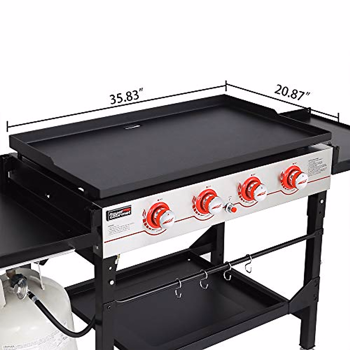 Royal Gourmet GB4000F 36-Inch Flat Top Gas Griddle, 4-Burner Propane ...