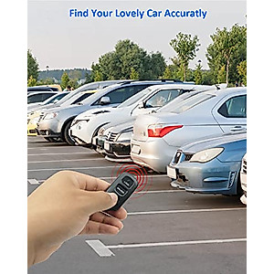 Keyless Entry Remote Control Car Key Fob Fit for Toyota 4Runner 1999 - 2009 Toyota Sequoia 2001-2007 Replacement Remote Control 3 Buttons Car Key FCC ID HYQ12BBX HYQ12BAN 2 Pack