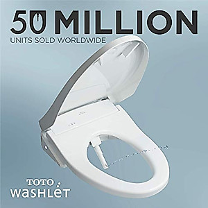 TOTO SW3083#01 WASHLET C5 Round Electronic Bidet Toilet Seat, C5Round, Cotton White
