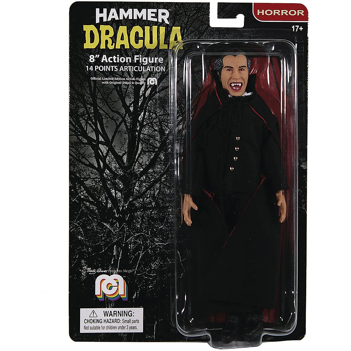 Mego Horror Hammer Dracula 8" Action Figure Multicolor