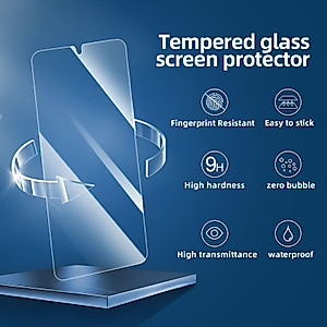 NEW'C 3 Pack Designed for Samsung Galaxy S24 Ultra (No for S24/S24 Plus) Screen Protector Tempered Glass,Case Friendly Scratch-proof, Bubble Free, Ultra Resistant
