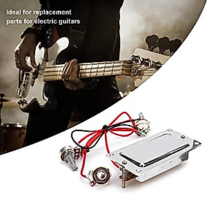 Electric Guitar Double Coil Pickup with Harness 1V1T Control Output with Volume Tone Pots Accessory for Guitar Accessory