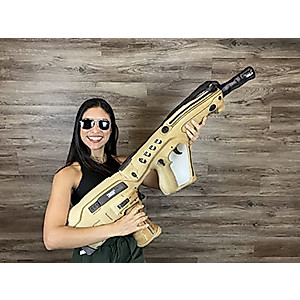 Caliber Gourmet Hug Soft Tactical Tavor Rifle Cushion Pillow, Cotton, Plush Stuffed, Throw Pillow, Decorative, Loved by Military Personnel, Veterans, Hunters, Gun Lovers