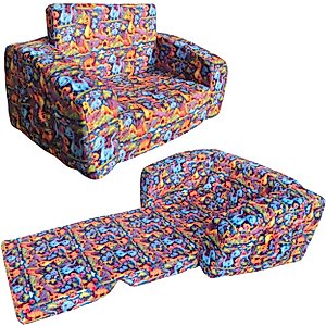Pluffz Toddler Couch: Comfy Kids Sofa Chair for Indoor, Convertible Chair Sofa for Kids, Perfect Toddler Lounge Chair for Little Ones