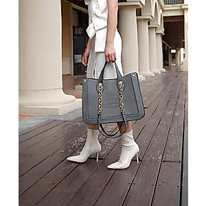 MKF Collection Tote Bag for Women, Vegan Leather Top-Handle Shoulder bag Purse Tote Satchel Handbag