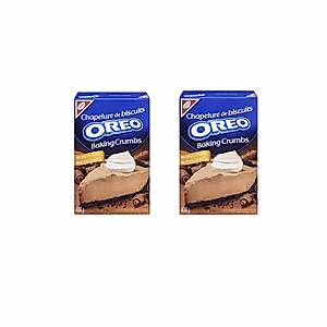 2 Pack Oreo Baking Crumbs 400 Gram/14.10 Ounces {Imported from Canada}