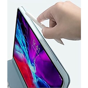 Keyboard Case for iPad Mini 7th/6th Generation 8.3 Inch, Case for iPad Mini 7 A17 Pro/Mini6 Keyboard with Mouse, Cute Round Key Detachable Keyboard Case with Pencil Holder, Pink