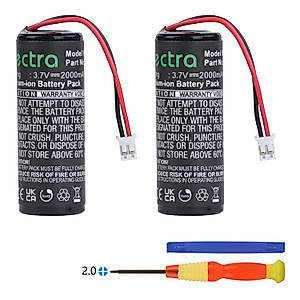 Tectra 2-Pack LIS1441, LIP1450 Battery Compatible with Sony PS3 PlayStation 3 Move Motion Controller CECH-ZCM1E, CECH-ZCM1U