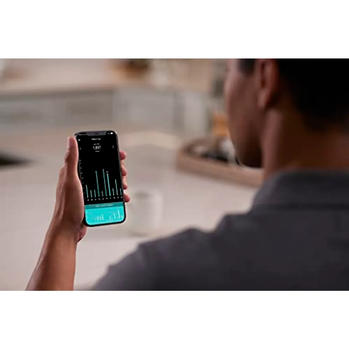 KOHLER H2Wise+ Smart Home Water Monitor and Automatic Shutoff Valve, Water Leak Detector and Water Usage Tracker,White