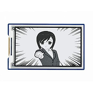 Coolwell Waveshare 3.7inch E-Paper E-Ink Display HAT for Raspberry Pi/Jetson Nano, 480×280 Pixels e-Paper Module, Black/White Color, SPI Interface