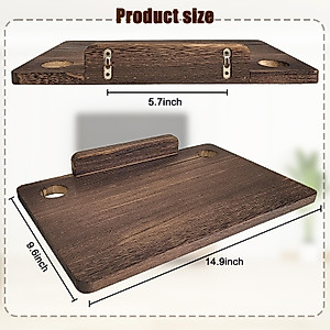 YEXEXINM 2 Pack Floating Shelves Wall Mount DVD Shelf，Projector Shelf Rack Router Shelf，Wooden Floating Entertainment Center Supports Perfect for Projector, Game Console, Floating Shelf for Under TV