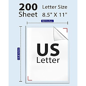 Itari Portable Printer Wireless for Travel, M08F-Letter Bluetooth Mobile Printer Support 8.5" X 11" US Letter, Inkless Thermal Compact Printer, Compatible with Android and iOS Phone & Laptop