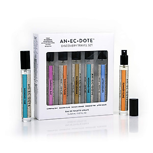PB ParfumsBelcam Anecdote Fragrances Discovery Travel Set Five Fragrances Edt Sprays 0.27 Fl Ounce Each, 1.35 fluid_ounces, clear, 94500