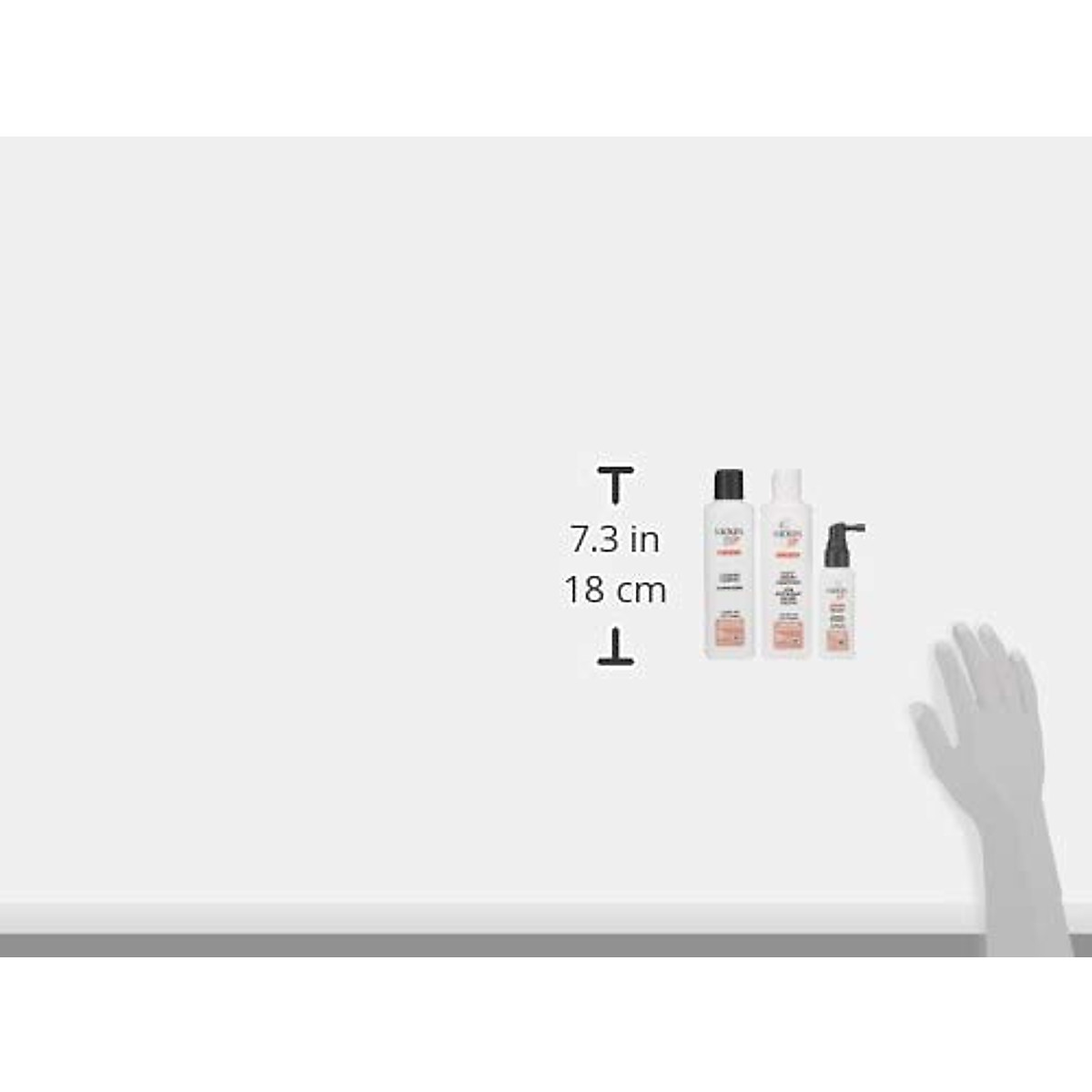 Nioxin System Kit 3, Strengthening & Thickening Hair Treatment, For Color Treated Hair with Light Thinning, Trial Size (1 Month Supply)