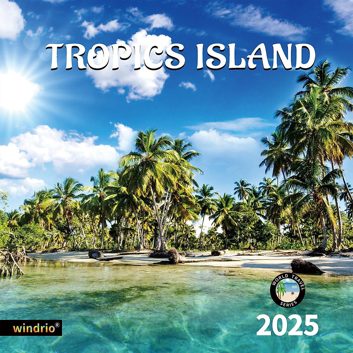 2024 2025 Wall Calendar, July 2024 - December 2025, Wall Calendar Beaches Island, 12" x 24" Opened,Full Page Months Thick & Sturdy Paper for Gift Perfect Calendar Organizing & Planning