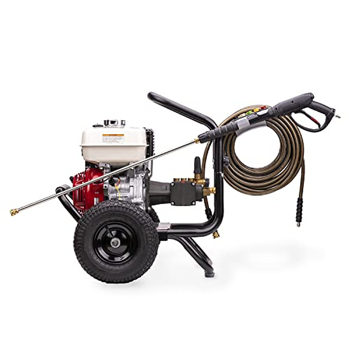 SIMPSON Cleaning PS60869 PowerShot 4000 PSI Gas Pressure Washer, 3.5 GPM AAA Triplex Pump, Honda GX270 Engine, Includes Spray Gun, Wand, 5 QC Nozzle Tips, 3/8-inch x 50-Foot Monster Hose, 49-State