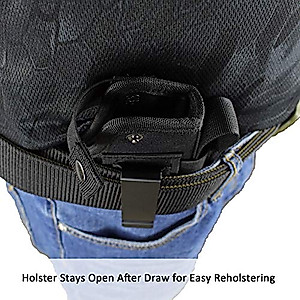 Depring Concealed Carry Holster IWB OWB Holster with Magazine Slot for Right and Left Hand Draw Fits Subcompact to Large Handguns Version 2.0