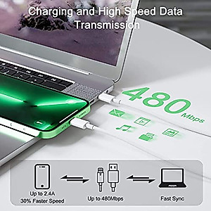 iPhone Fast Charger, [Apple MFi Certified] 20W USB C Fast Charger Block with 6FT Type-C to Lightning Cable, Super Fast Charging Compatible with iPhone 14/13/13 Pro/12/12 Pro/12 Pro Max/11/Xs Max/XR/X