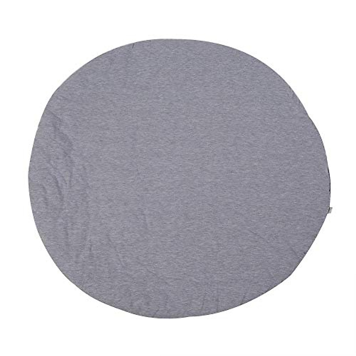 Cartoon Round Animal Pattern Play Rugs Soft Cotton Baby Toddler Play Mat Crawling Blanket for Baby Girl Boy Bedroom Decor (Gray Lion)