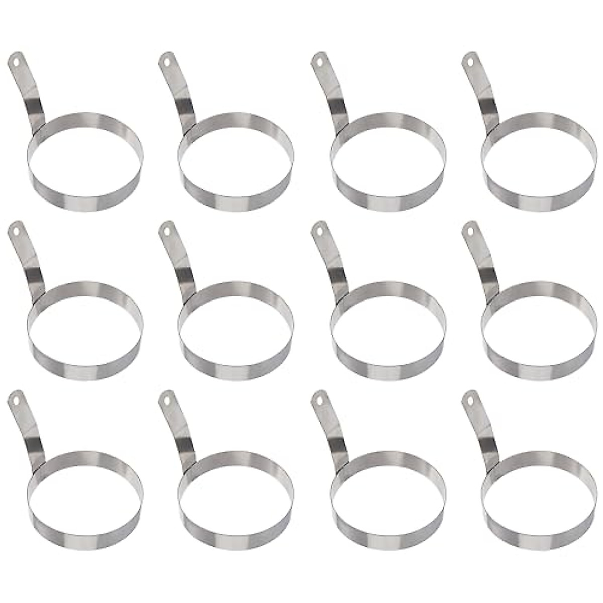 Thunder Group SLER0501R Egg Ring, 5" Diameter, Stainless Steel, Mirror Finish, Pack of 12