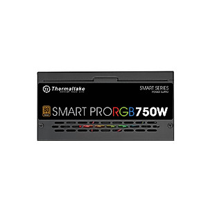 Thermaltake Smart Pro RGB 750W 80+ Bronze Smart Zero 256-Color RGB Fan Fully Modular ATX 12V 2.4/EPS 12V 2.92 Power Supply 7 YR Warranty PS-SPR-0750FPCBUS-R