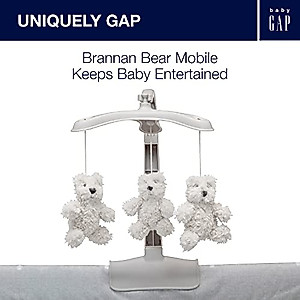 GAP babyGap Deluxe Play Yard, Grey Stripes