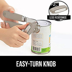 Gorilla Grip Cutting Boards Set of 3 and Manual Can Opener, Cutting Boards Are Slip Resistant, Can Opener Includes Built in Bottle Opener, Both in Almond Color, 2 Item Bundle