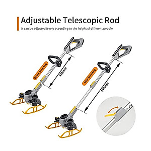 Cordless Lawn Mower 2in1 Lawn Mower Cordless Grass Trimmer LED Display Electric Whipper Strimmer Mowing Machine