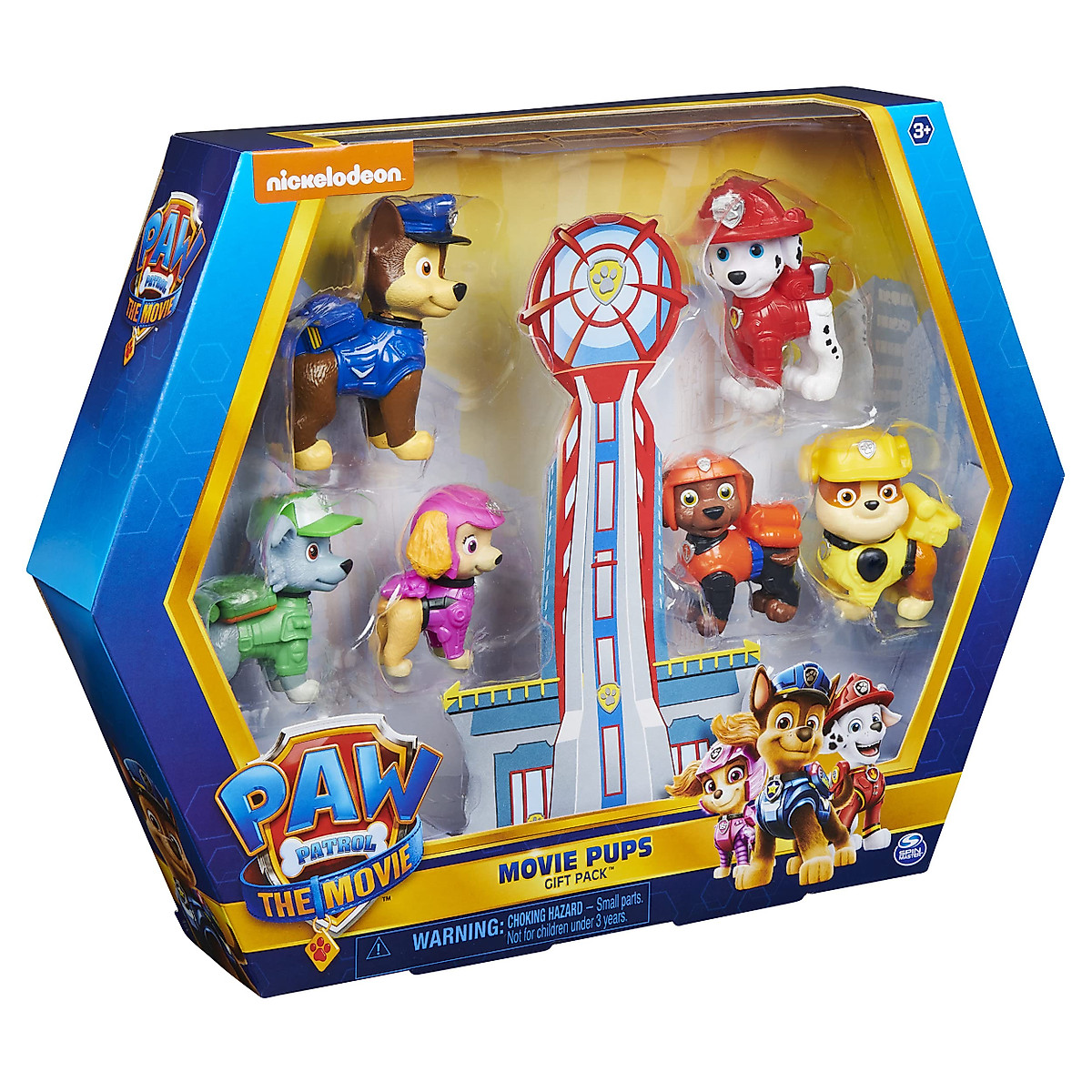 Paw Patrol, Movie Pups Gift Pack with 6 Collectible Toy Figures, Kids Toys for Ages 3 and up