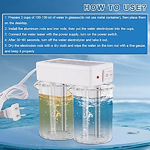 Water Electrolyzer Quick Water Quality Tester Electrolysis Testing Equipment