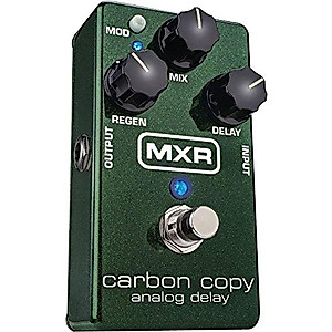 Dunlop M169 MXR Carbon Copy Analog Delay Guitar Effect Pedal M169 with 2 patch cables, 2 10 ft instrument cables, and 2 18 ft cables