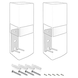 Bedycoon Pair Steel White Wall Mount Brackets Replacement Compatible with Bose OmniJewel Lifestyle 650 Home Entertainment System and Bose Surround Speakers 700