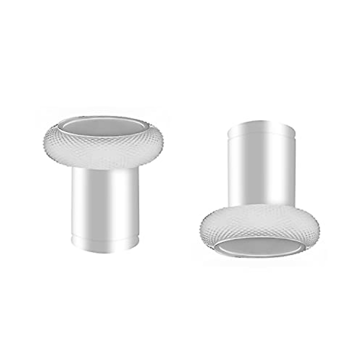 E-MODS GAMING 6 in 1 Metal Thumbsticks Replacement for Elite Series 2 Controllers Xbox One (Model1797) - Thumb Sticks for Elite Series 2 Core (White)