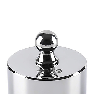 HORIZON 8 PCS 1000g Calibration Weight Set (10g, 20g,20g,50g,100g,100g,200g,500g) with Storage Case and Tweezers for Digital Scale Balance Science Lab Educational Weights