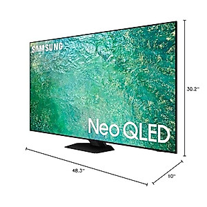 SAMSUNG QN55QN85CAFXZA 55 Inch 4K Neo QLED Smart TV with Dolby Atmos with a 7S-PS4-US1 4-Outlet Power with Omniport USB (2023)(USED)