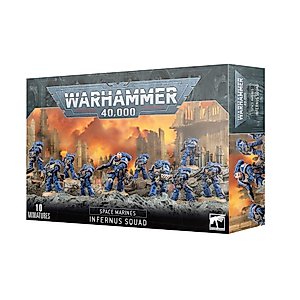 Warhammer Games Workshop 40,000 - Space Marines: Infernus Squad, Black