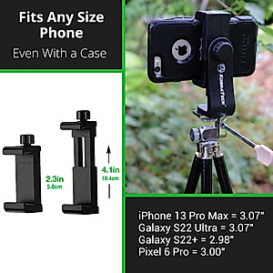 KobraTech iPad + iPhone Tripod Mount Set - iPad Tripod Mount & iPhone Tripod Mount - Includes Ball Head & Bluetooth Remote Shutters
