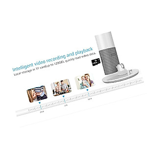 Cleverdog Security IP Camera, TOLEGEND 2nd Generation 120 ° Wide Angle Night Vision Camera Security Wireless Puppy Cam for Phone