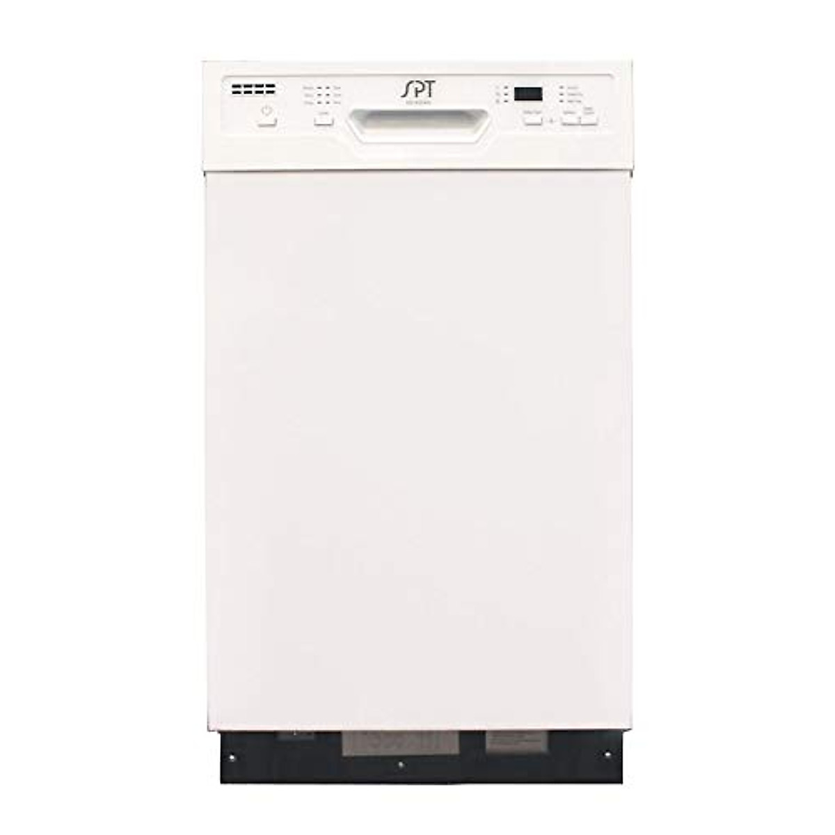 SPT SD-9254W 18″ Wide Built-In Dishwasher w/Heated Drying, ENERGY STAR, 6 Wash Programs, 8 Place Settings and Stainless Steel Tub – White