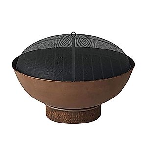Bond Manufacturing 51578 Tazon 30" Wood Burning Steel Fire Pit, Copper