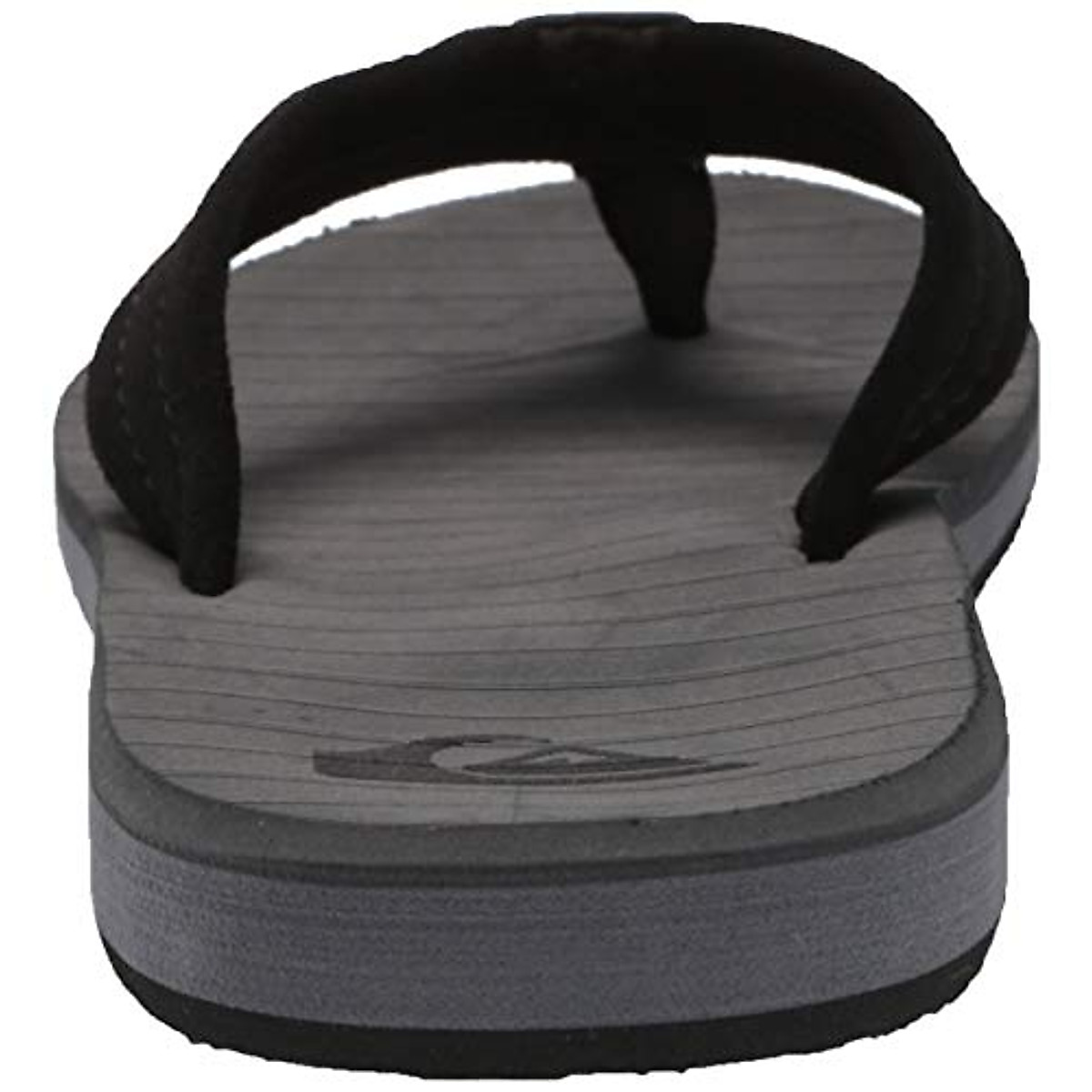 Quiksilver Men's Carver Suede 3 Point Flip Flop Athletic Sandal, Grey 1, 11