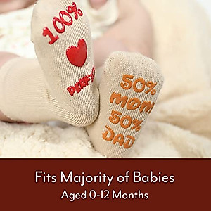 Baby Socks Gift Set - Unique Baby Shower Gifts - Non Slip Socks by Mommachi - Baby Boy Gifts Baby Girl Gifts (0-12 Months)