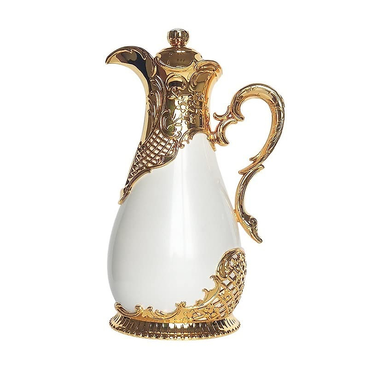 European Light Luxury Household Thermos Domestic Hot Water Thermos Glass Gall Thermos Iron Shell Thermos (Size : 800ml, Color : A2)