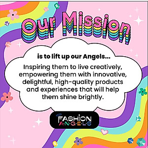 Fashion Angels Fashion Design Sketch Portfolio - Sketch Book for Beginners, Sketch Pad with Stencils and Stickers for Kids 6 and Up, Brown(Covers May Vary)