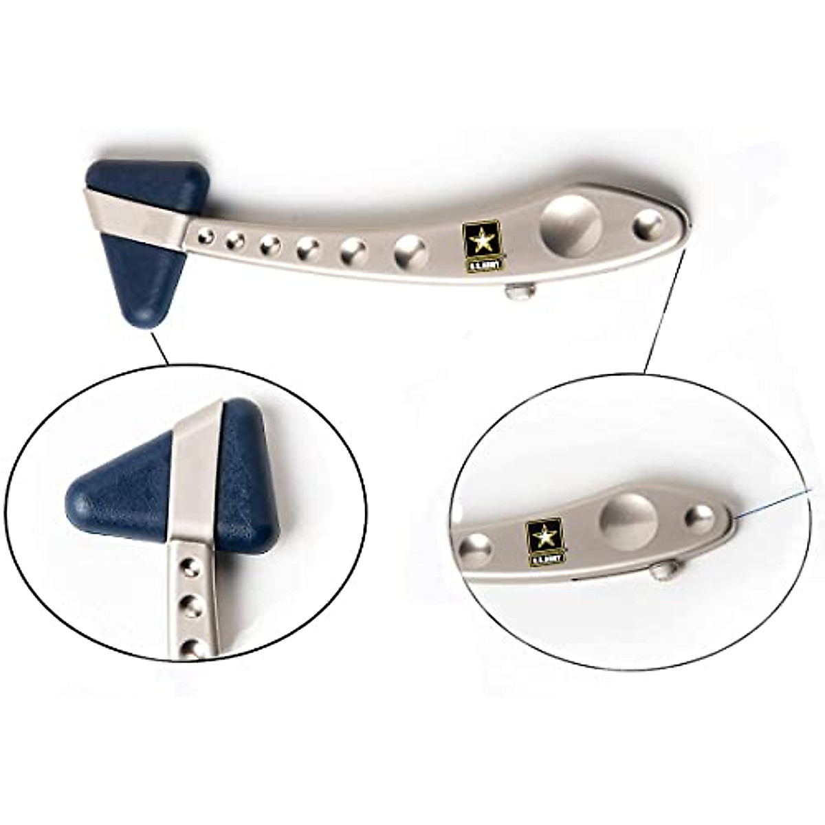 U.S. Army Reflex Hammer Taylor Medical Ergonomic with Neurological Filament 7-1/2" Length. OEM Original Product