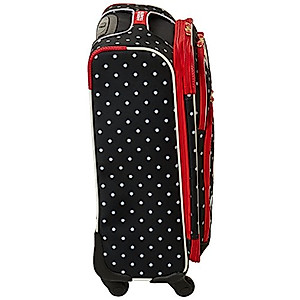 American Tourister Disney Softside Luggage with Spinner Wheels, Minnie Mouse Red Bow, 21-Inch