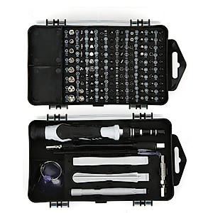 117-in-1 Multifunction Screwdriver Set with Storage Case - Repairing Screwdriver Set Mobile Phone Repair Tool Kit - Screwdriver Bit Kit for All Your Repair Needs